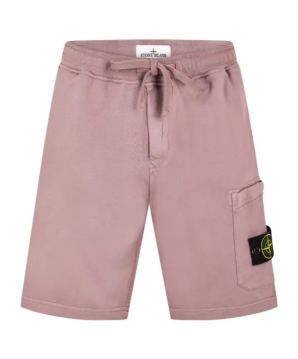 Stone Island Sweatshorts With Adjustable Waist