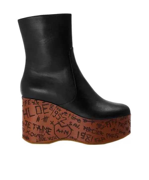 Chloé Waterproof Chelsea Boots - Black