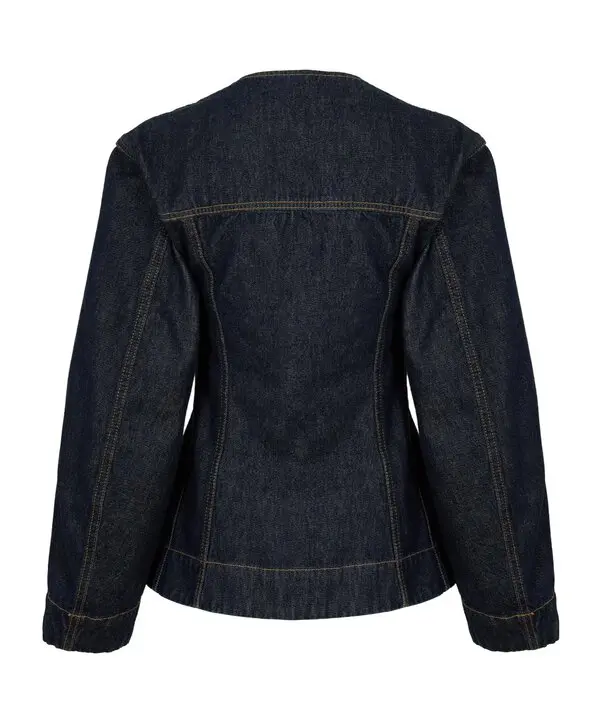 GANNI Rinse Wash Denim Blazer