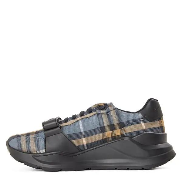 Burberry Checked Lace-up Sneakers