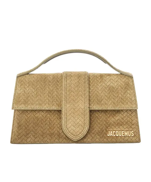 Jacquemus Simple Large-capacity Genuine Leather Bag - Black