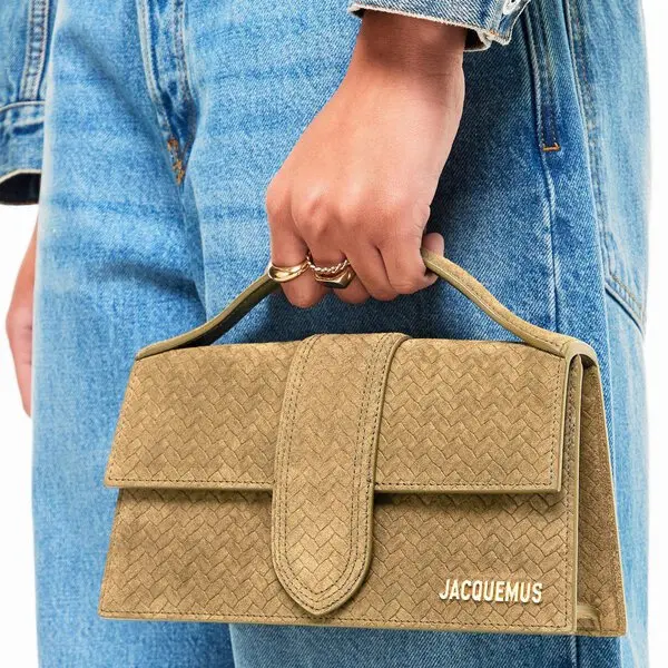 Jacquemus Simple Large-capacity Genuine Leather Bag
