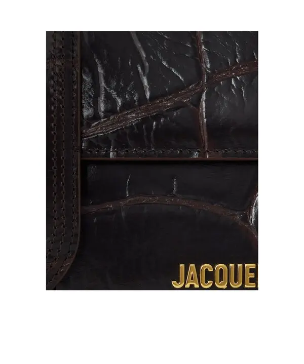 Jacquemus Large Capacity Leather Crossbody Bag