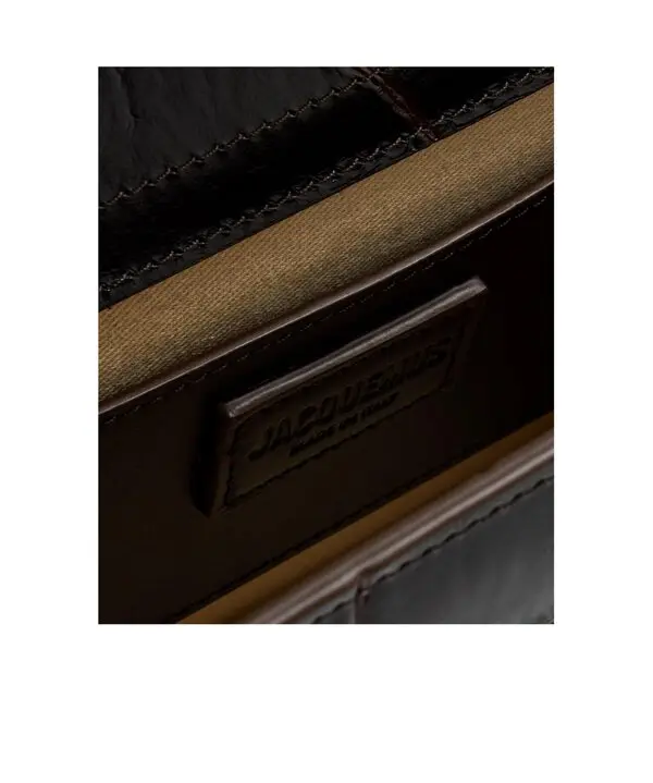 Jacquemus Large Capacity Leather Crossbody Bag