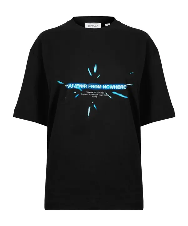 Off-White Graphic Print Oversized T-shirt