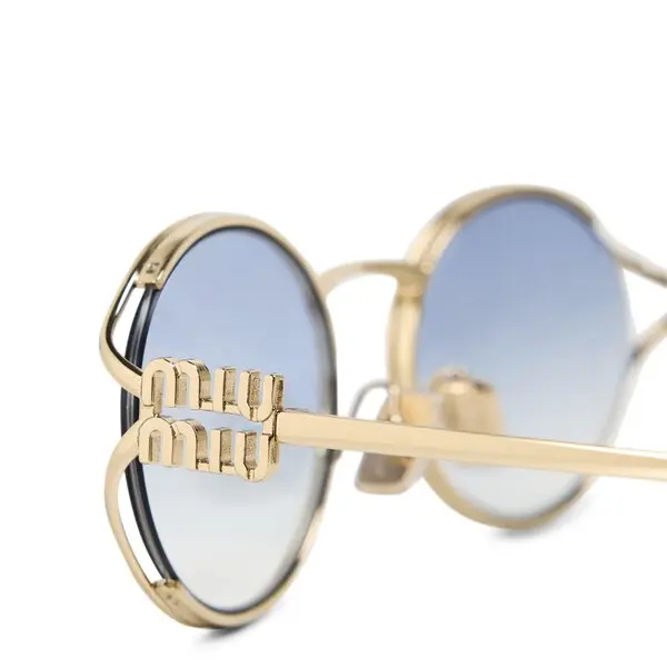 Miu Miu Metal Frame Sunglasses