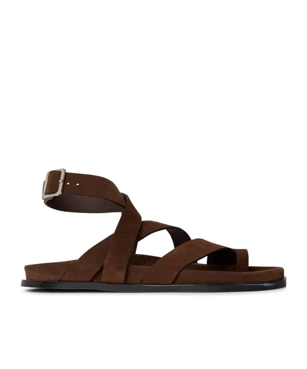 ALOHAS Tide Flat Sandals - Brown