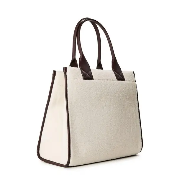 GANNI Leather Tote Bag