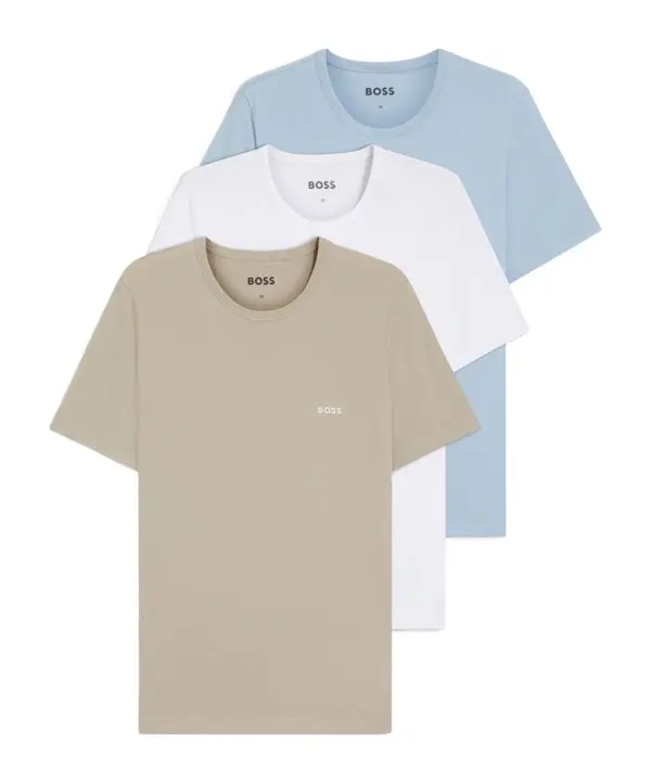 Hugo Boss 3-pack Basic T-shirts - Nude
