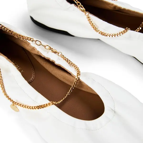 Stella McCartney Ballet Pumps With Chain Detail