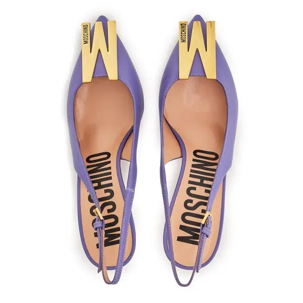 Moschino Logo-detailed High-heeled Sandals