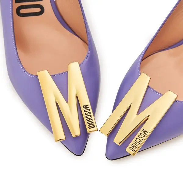 Moschino Logo-detailed High-heeled Sandals