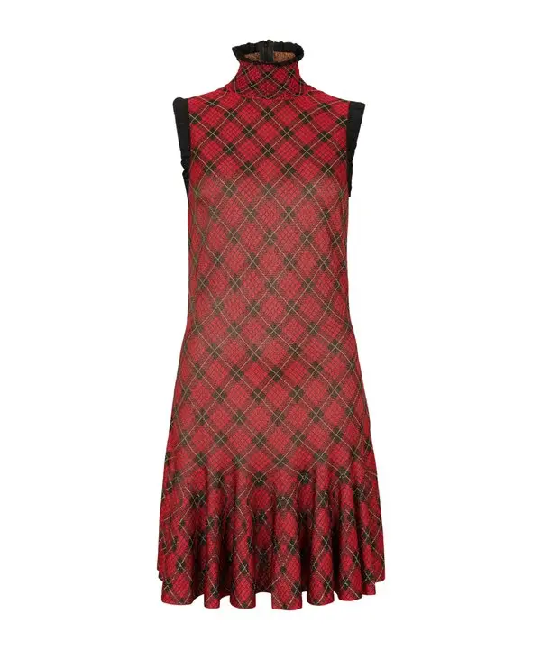 Alexander McQueen Tartan Mini Dress