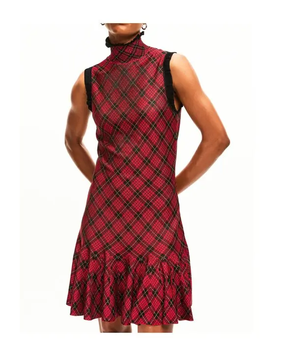 Alexander McQueen Tartan Mini Dress