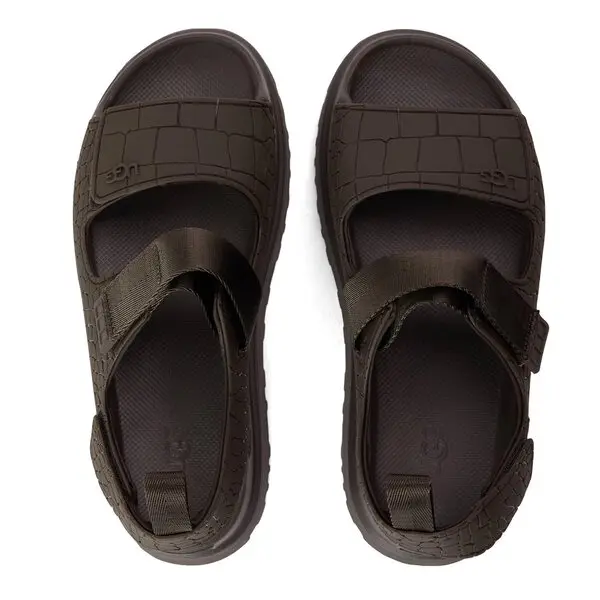 UGG Logo Detail Sandals - Black