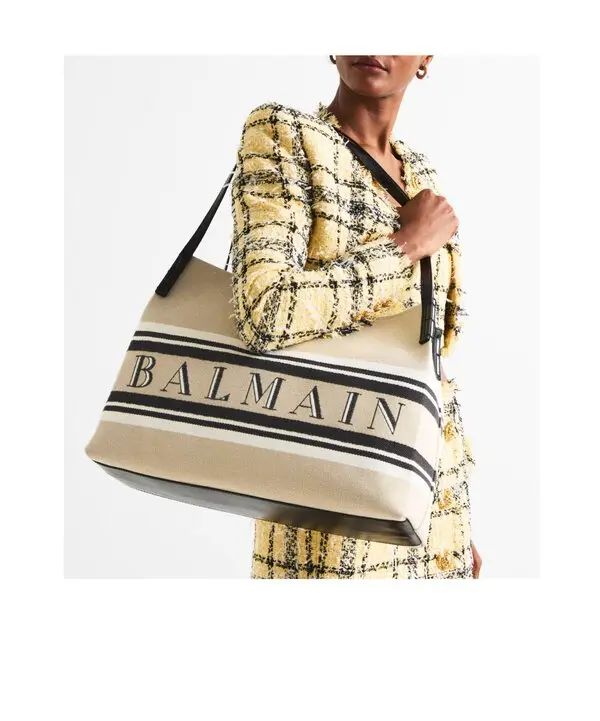 Balmain Beige Tote Bag