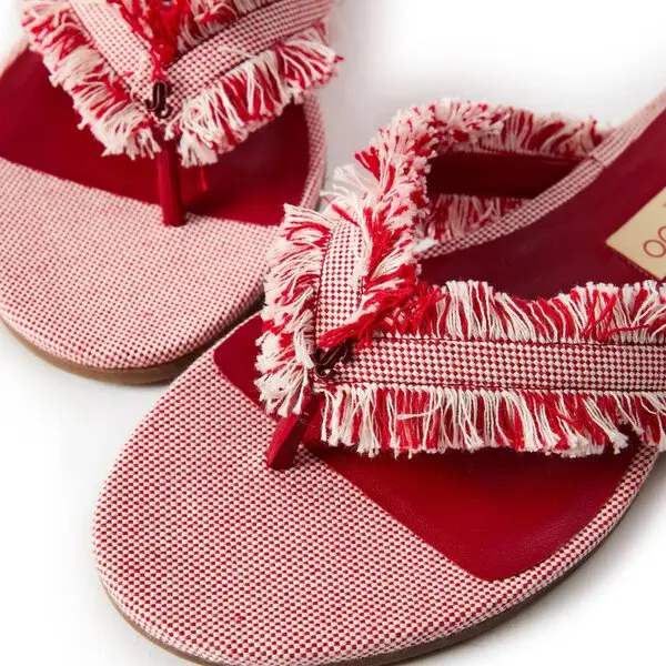 JIMMY CHOO Simple Flat Sandals