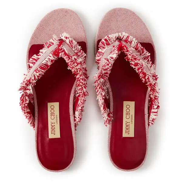 JIMMY CHOO Simple Flat Sandals