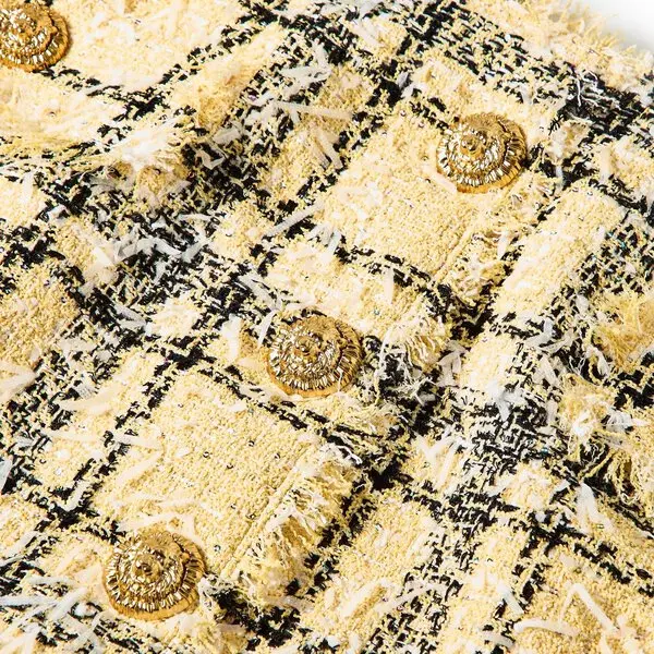 Balmain Glitter Tweed Mini Skirt