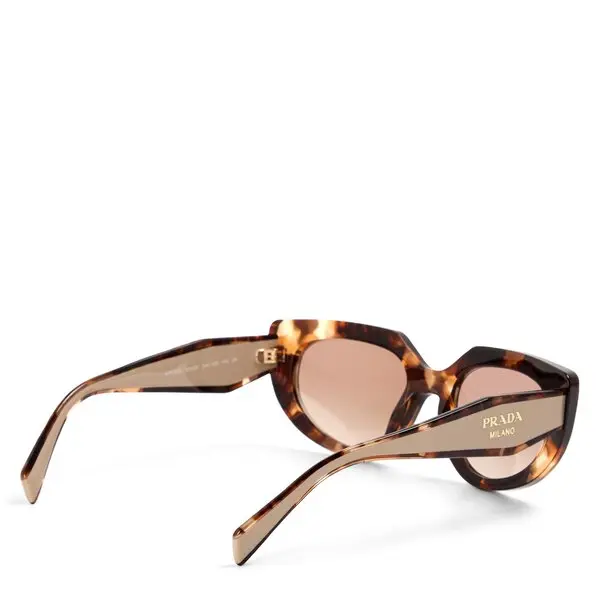 Prada Cat Eye Sunglasses With Tortoiseshell Finish