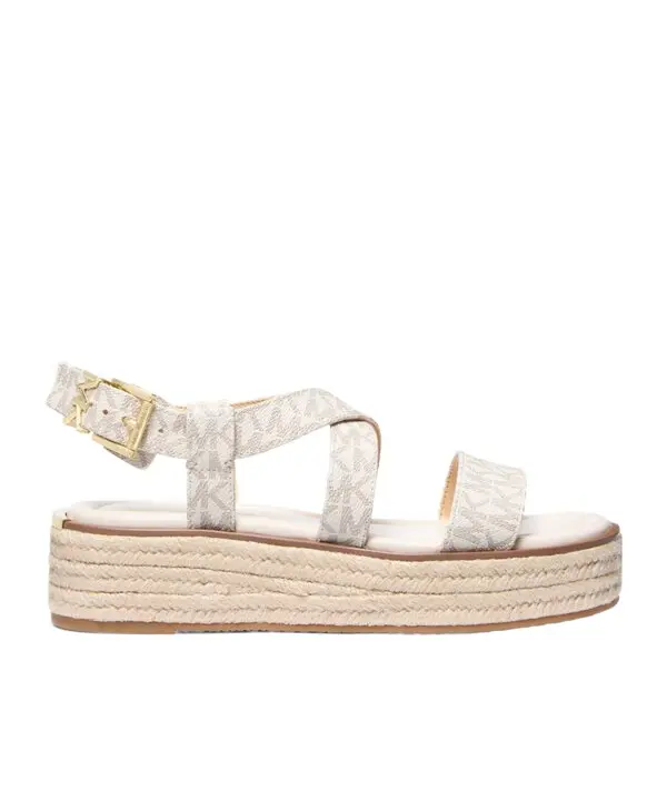 Michael Kors Lynn Platform Espadrille Sandals - Nude