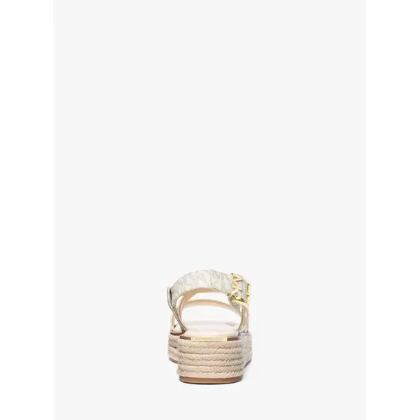 Michael Kors Lynn Platform Espadrille Sandals - Nude