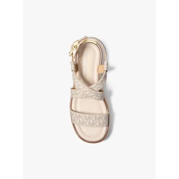 Michael Kors Lynn Platform Espadrille Sandals - Nude