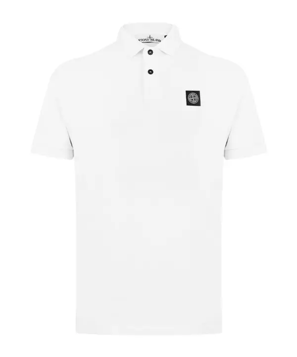 Stone Island Short Sleeve Logo Polo Shirt