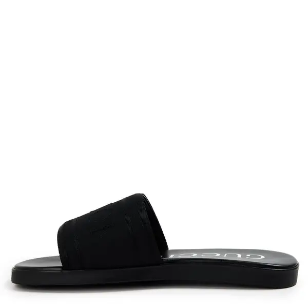 Gucci Flat Slip-on Sandals With Embossed Logo