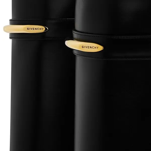 Givenchy Knee-high Boots With Structured Design - Black