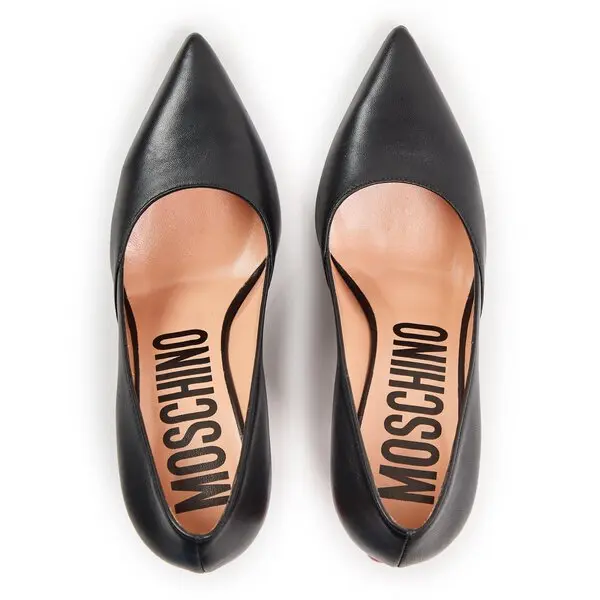Moschino Low-cut Stiletto Heels With Heart Detail