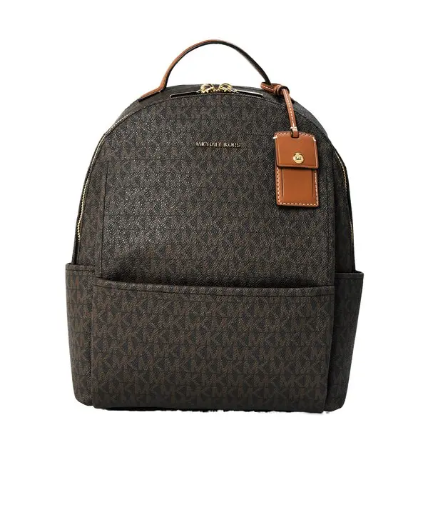Michael Kors Monogrammed Backpack