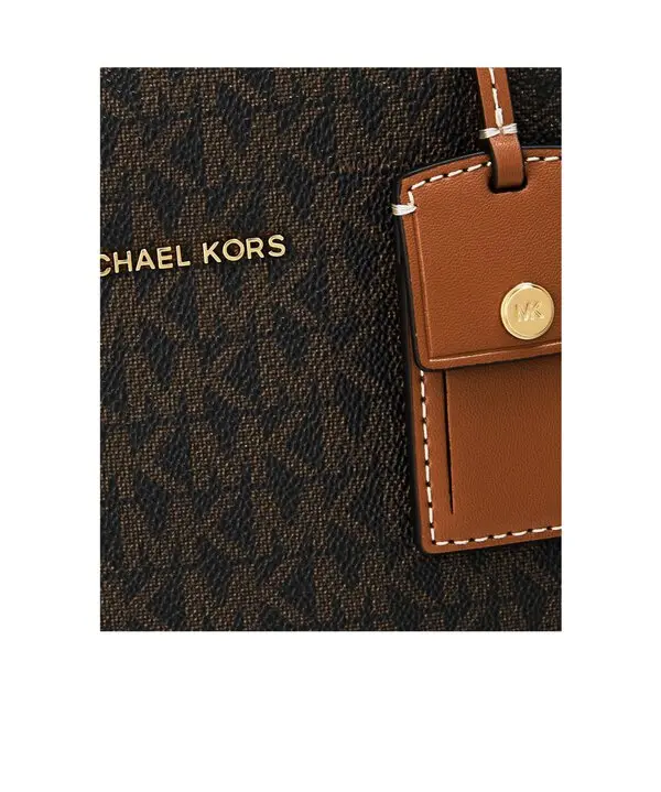 Michael Kors Monogrammed Backpack