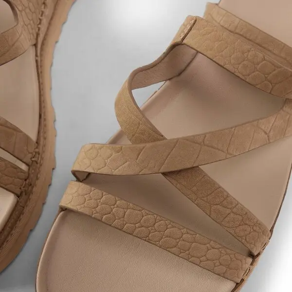 UGG Goldengaze Wraparound Flat Sandals