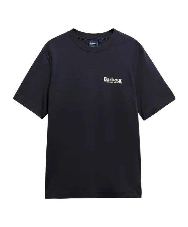 Barbour Logo Short-sleeve T-shirt - Deep Navy Blue