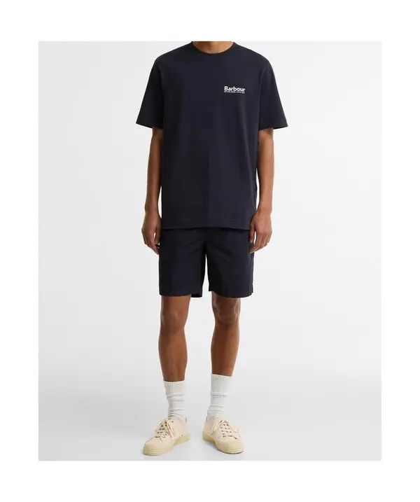 Barbour Logo Short-sleeve T-shirt - Deep Navy Blue
