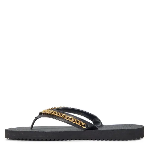 Stella McCartney Chain Accent Flip Flops