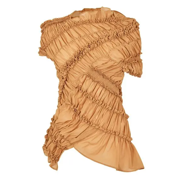 Magda Butrym Short-sleeve Top - Brown