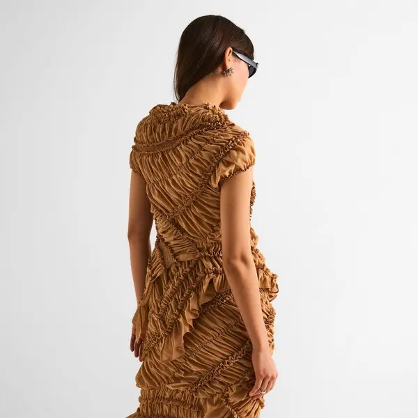 Magda Butrym Short-sleeve Top - Brown