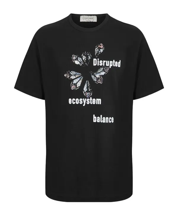 Yohji Yamamoto Printed Short-sleeved T-shirt