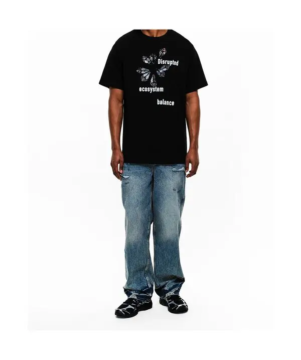 Yohji Yamamoto Printed Short-sleeved T-shirt