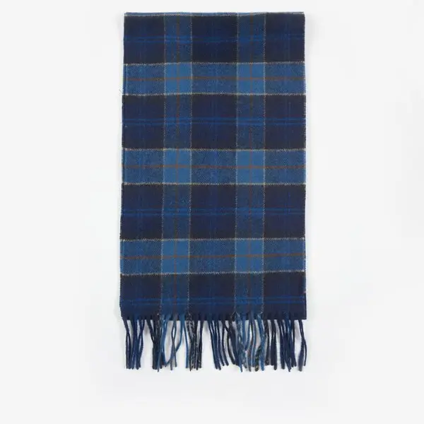 Barbour Plaid Wool Scarf