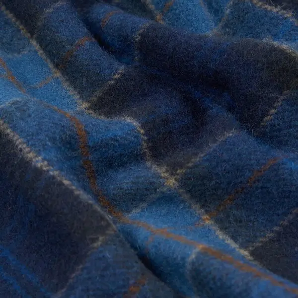 Barbour Plaid Wool Scarf