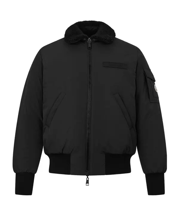 Moncler Down Fill Technical Bomber Jacket