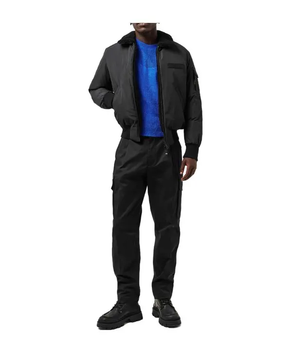 Moncler Down Fill Technical Bomber Jacket