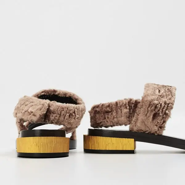 Gucci Low Heel Sandals - Multicolor