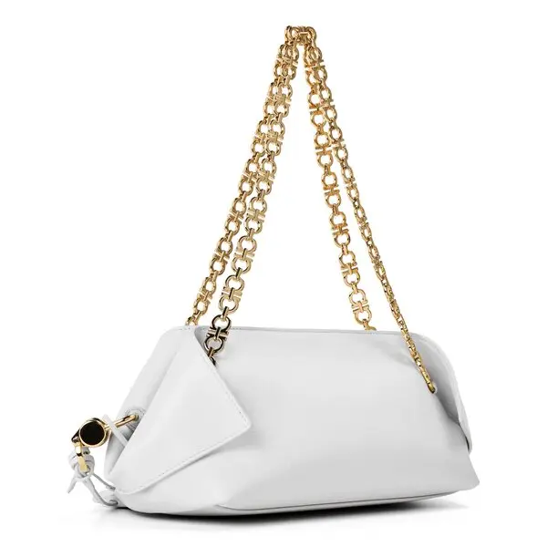 FERRAGAMO Gancini Chain Shoulder Bag