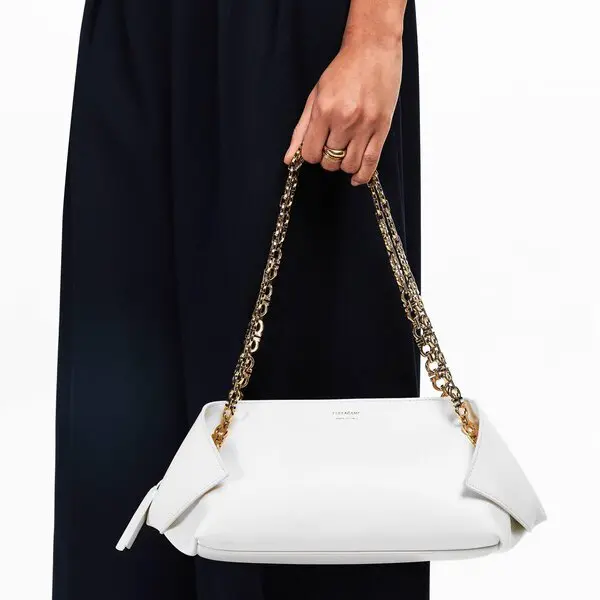 FERRAGAMO Gancini Chain Shoulder Bag