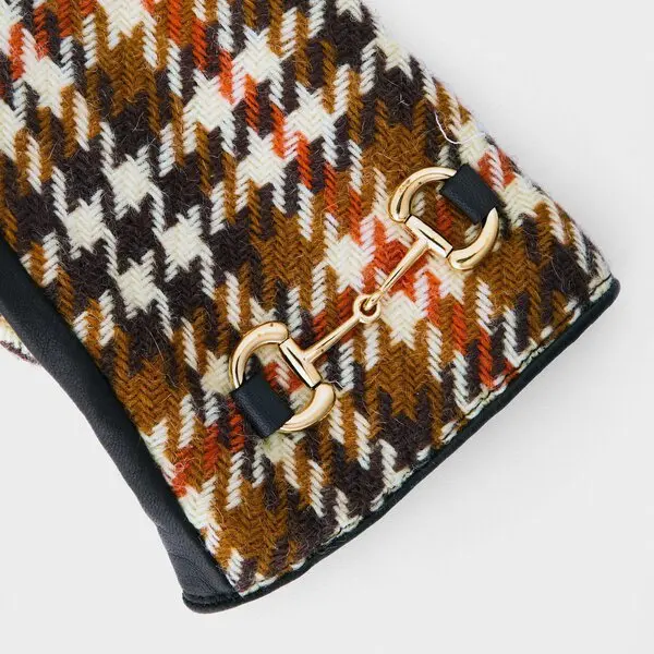 Gucci Checkered Gloves