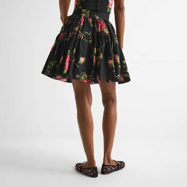 Dolce & Gabbana Floral Midi Skirt